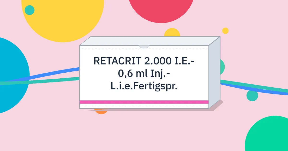 Symbolbild: Packung mit der Aufschrift RETACRIT 2.000 I.E.-0,6 ml Inj.-L.i.e.Fertigspr. (PZN 10917231) – Verfügbarkeit und Bezug in Apotheken in Frankfurt am Main