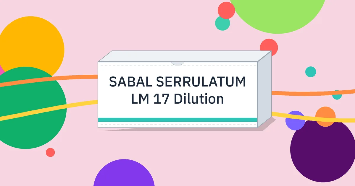 Symbolbild: Packung mit der Aufschrift SABAL SERRULATUM LM 17 Dilution (PZN 13175020) – Verfügbarkeit und Bezug in Apotheken in Frankfurt am Main