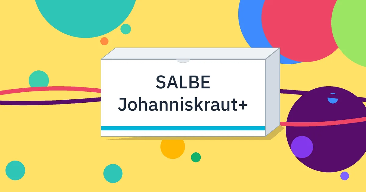 Symbolbild: Packung mit der Aufschrift SALBE Johanniskraut+ (PZN 17429397) – Verfügbarkeit und Bezug in Apotheken in Frankfurt am Main