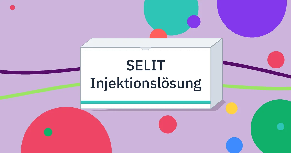 Symbolbild: Packung mit der Aufschrift SELIT Injektionslösung (PZN 16781778) – Verfügbarkeit und Bezug in Apotheken in Frankfurt am Main