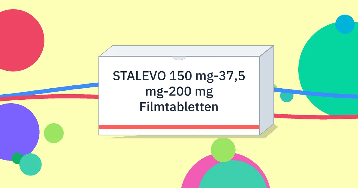 Symbolbild: Packung mit der Aufschrift STALEVO 150 mg-37,5 mg-200 mg Filmtabletten (PZN 04867055) – Verfügbarkeit und Bezug in Apotheken in Frankfurt am Main
