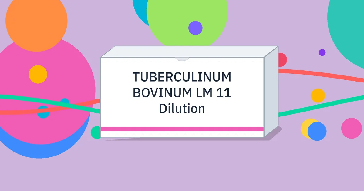 Symbolbild: Packung mit der Aufschrift TUBERCULINUM BOVINUM LM 11 Dilution (PZN 13253949) – Verfügbarkeit und Bezug in Apotheken in Frankfurt am Main