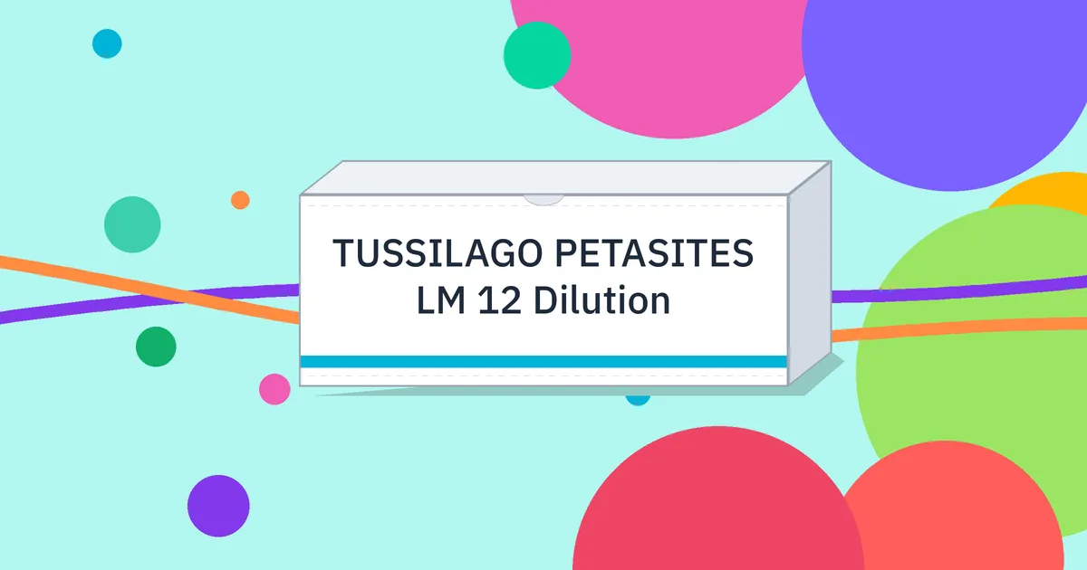 Symbolbild: Packung mit der Aufschrift TUSSILAGO PETASITES LM 12 Dilution (PZN 13254328) – Verfügbarkeit und Bezug in Apotheken in Frankfurt am Main