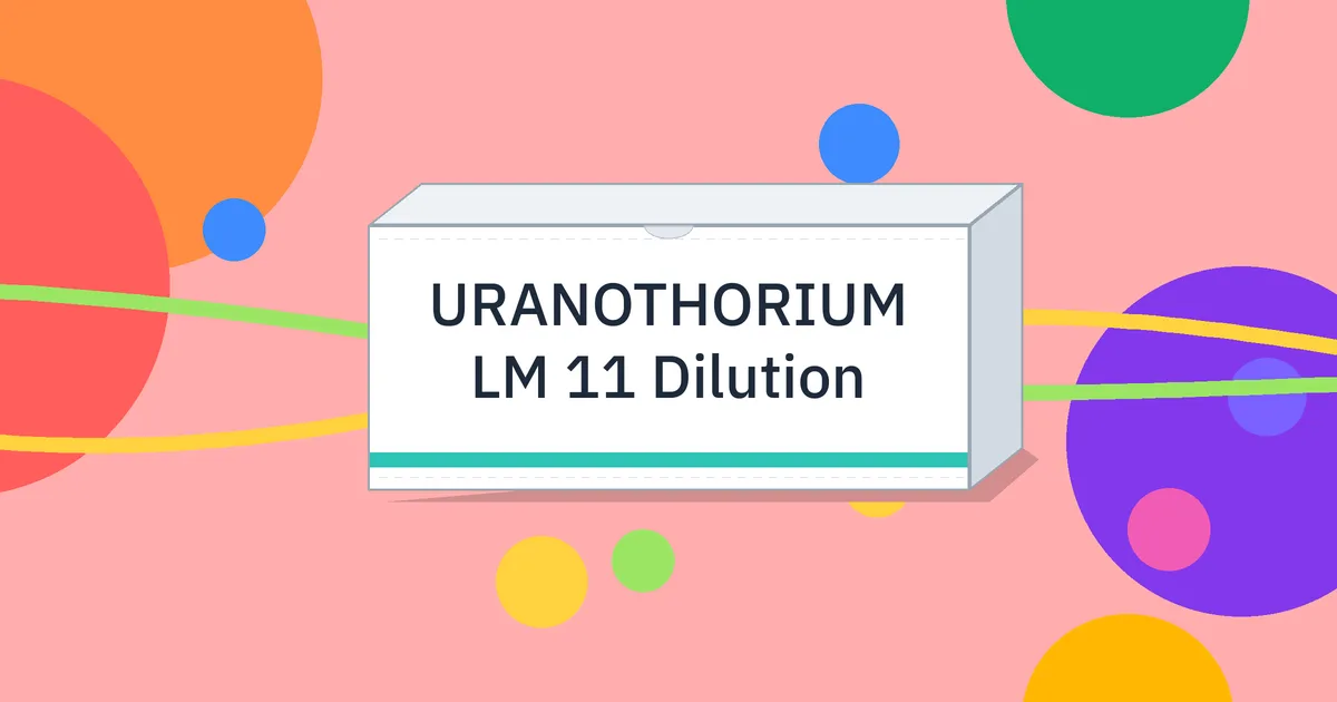 Symbolbild: Packung mit der Aufschrift URANOTHORIUM LM 11 Dilution (PZN 13256729) – Verfügbarkeit und Bezug in Apotheken in Frankfurt am Main