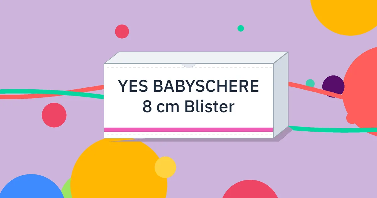 Symbolbild: Packung mit der Aufschrift YES BABYSCHERE 8 cm Blister (PZN 14220343) – Verfügbarkeit und Bezug in Apotheken in Frankfurt am Main