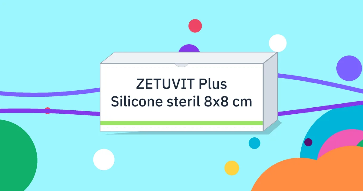Symbolbild: Packung mit der Aufschrift ZETUVIT Plus Silicone steril 8x8 cm (PZN 16486387) – Verfügbarkeit und Bezug in Apotheken in Frankfurt am Main