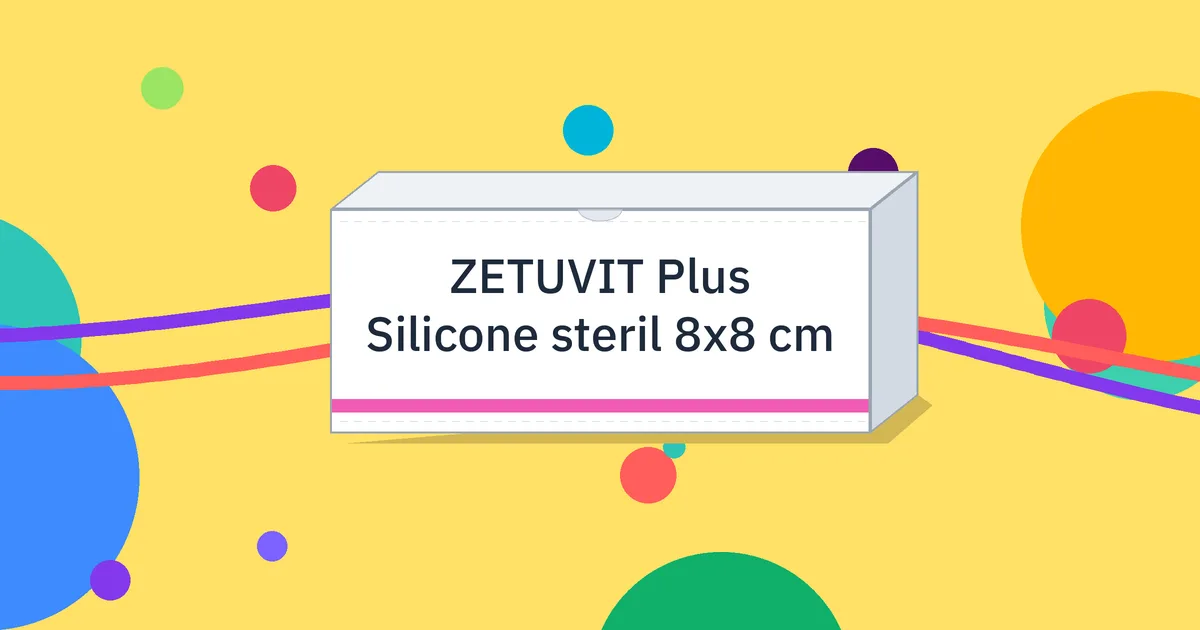 Symbolbild: Packung mit der Aufschrift ZETUVIT Plus Silicone steril 8x8 cm (PZN 16512073) – Verfügbarkeit und Bezug in Apotheken in Frankfurt am Main