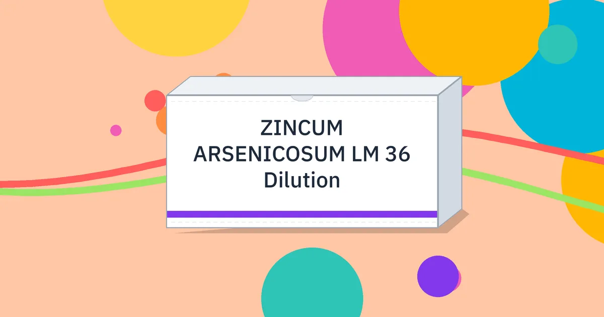 Symbolbild: Packung mit der Aufschrift ZINCUM ARSENICOSUM LM 36 Dilution (PZN 13290985) – Verfügbarkeit und Bezug in Apotheken in Frankfurt am Main