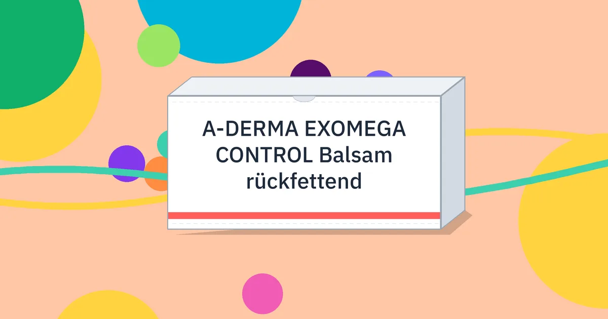 Symbolbild: Packung mit der Aufschrift A-DERMA EXOMEGA CONTROL Balsam rückfettend (PZN 17544141) – Verfügbarkeit und Bezug in Apotheken in Frankfurt am Main