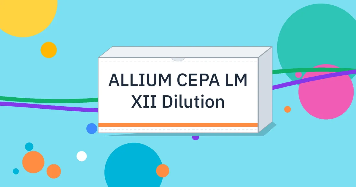 Symbolbild: Packung mit der Aufschrift ALLIUM CEPA LM XII Dilution (PZN 04491153) – Verfügbarkeit und Bezug in Apotheken in Frankfurt am Main