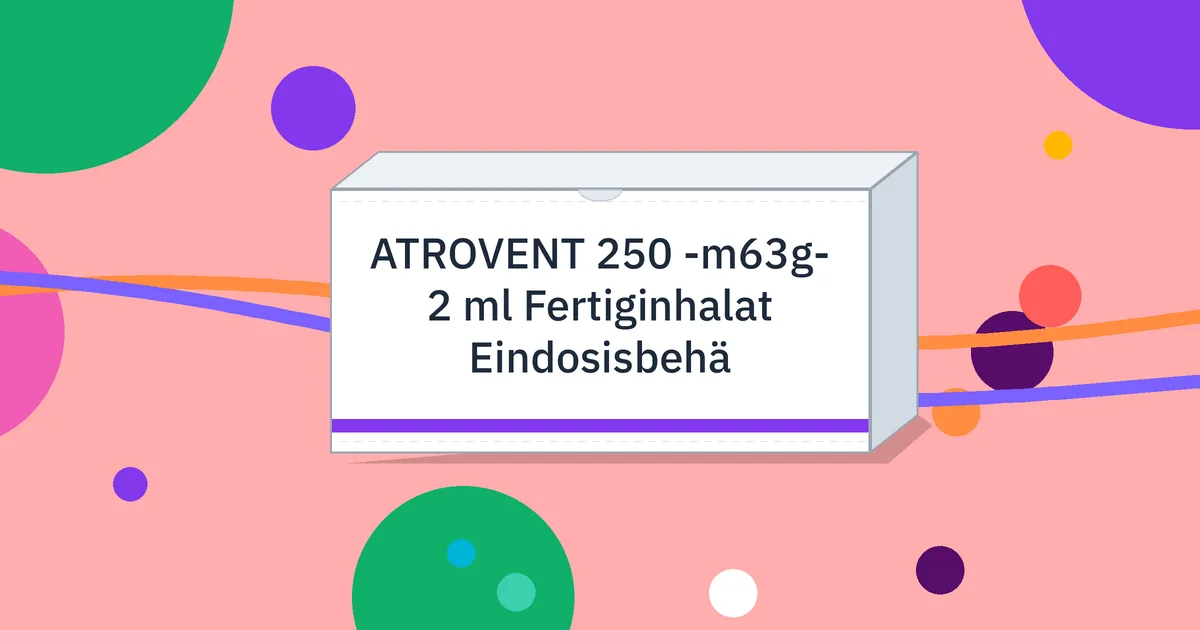 Symbolbild: Packung mit der Aufschrift ATROVENT 250 -m63g-2 ml Fertiginhalat Eindosisbehä (PZN 04073208) – Verfügbarkeit und Bezug in Apotheken in Frankfurt am Main