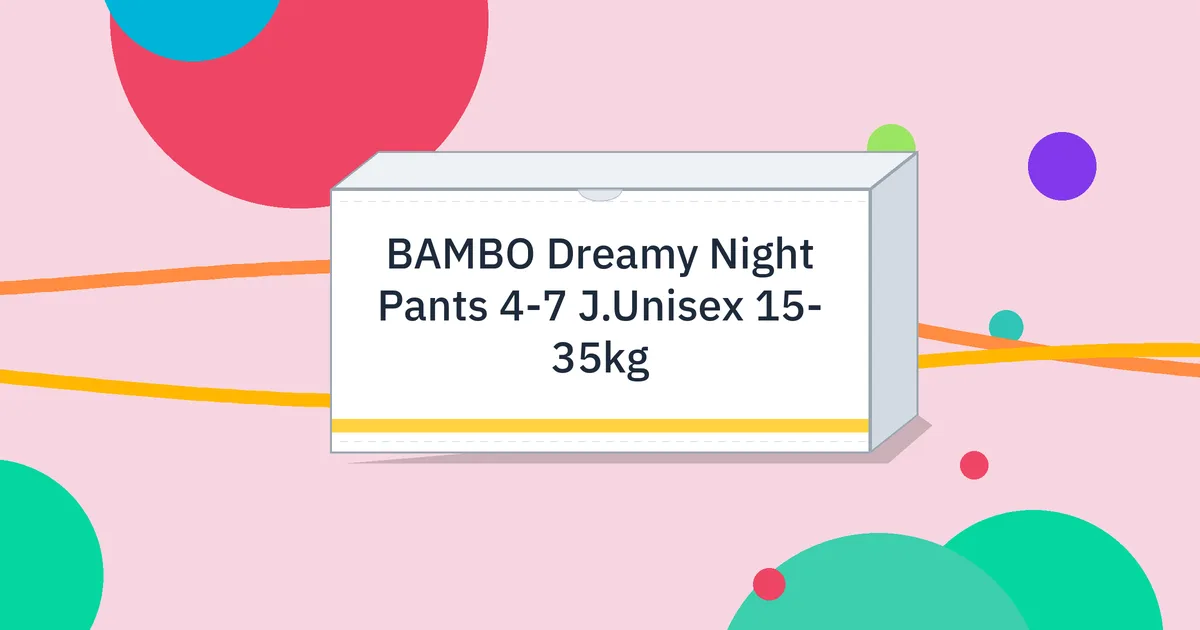 Symbolbild: Packung mit der Aufschrift BAMBO Dreamy Night Pants 4-7 J.Unisex 15-35kg (PZN 19125371) – Verfügbarkeit und Bezug in Apotheken in Frankfurt am Main