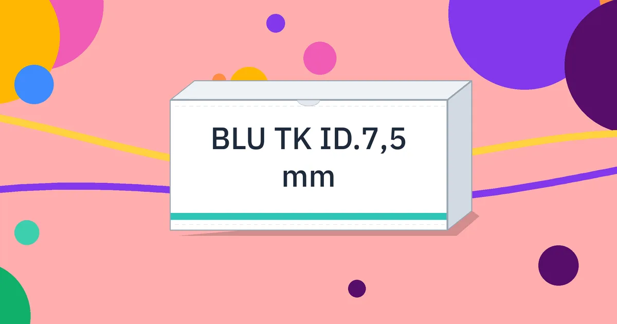 Symbolbild: Packung mit der Aufschrift BLU TK ID.7,5 mm (PZN 09178917) – Verfügbarkeit und Bezug in Apotheken in Frankfurt am Main