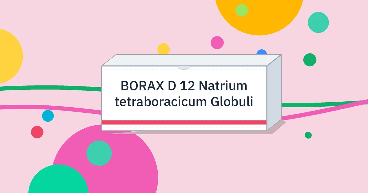 Symbolbild: Packung mit der Aufschrift BORAX D 12 Natrium tetraboracicum Globuli (PZN 17298920) – Verfügbarkeit und Bezug in Apotheken in Frankfurt am Main