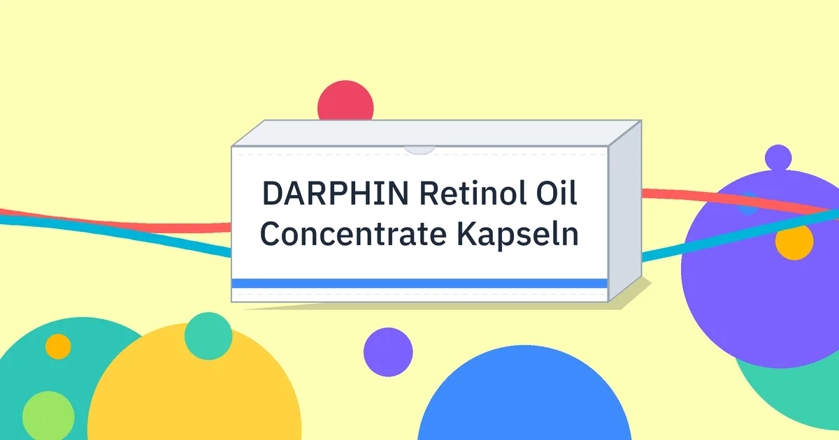 Symbolbild: Packung mit der Aufschrift DARPHIN Retinol Oil Concentrate Kapseln (PZN 15251676) – Verfügbarkeit und Bezug in Apotheken in Frankfurt am Main