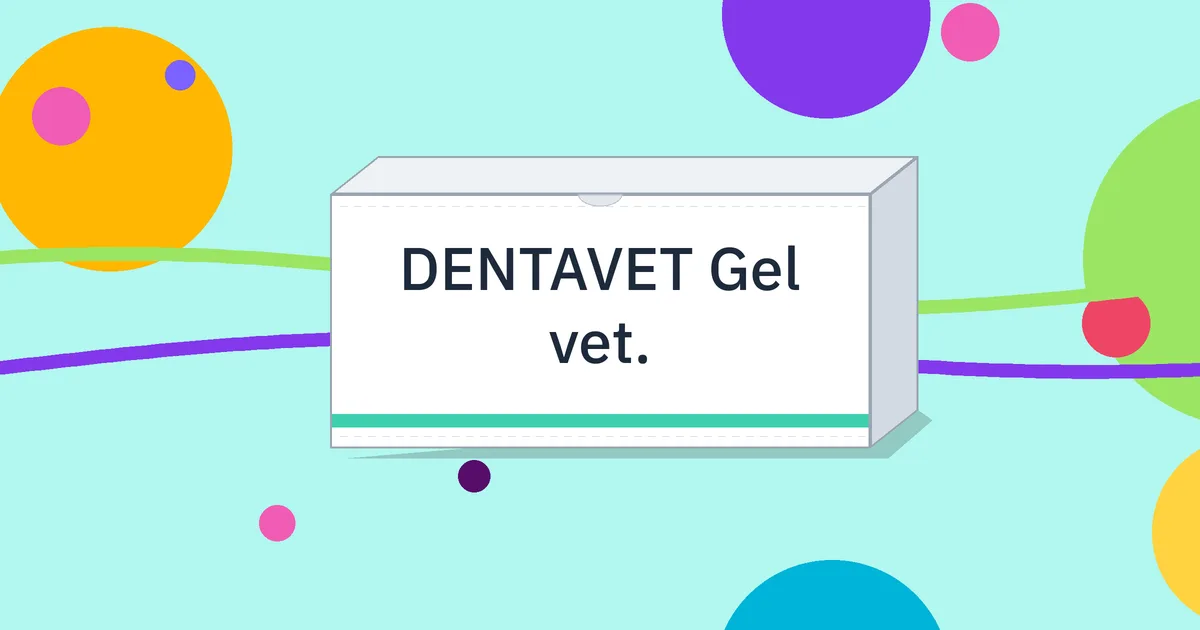 Symbolbild: Packung mit der Aufschrift DENTAVET Gel vet. (PZN 10227443) – Verfügbarkeit und Bezug in Apotheken in Frankfurt am Main