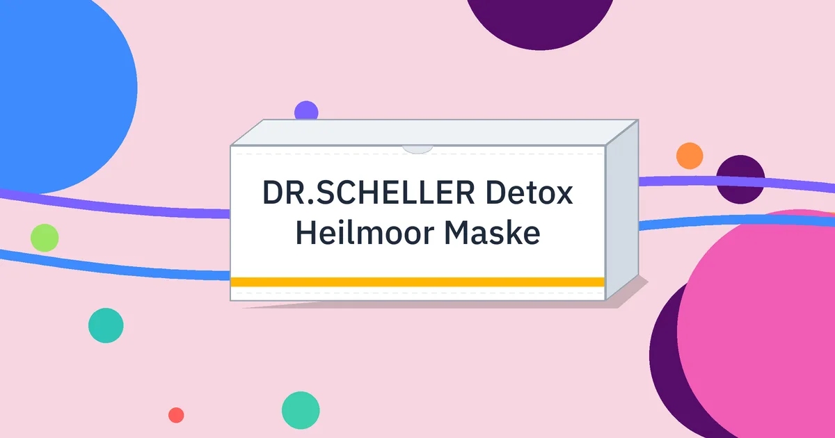 Symbolbild: Packung mit der Aufschrift DR.SCHELLER Detox Heilmoor Maske (PZN 20399234) – Verfügbarkeit und Bezug in Apotheken in Frankfurt am Main