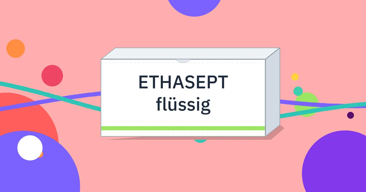 Symbolbild: Packung mit der Aufschrift ETHASEPT flüssig (PZN 09102191) – Verfügbarkeit und Bezug in Apotheken in Frankfurt am Main