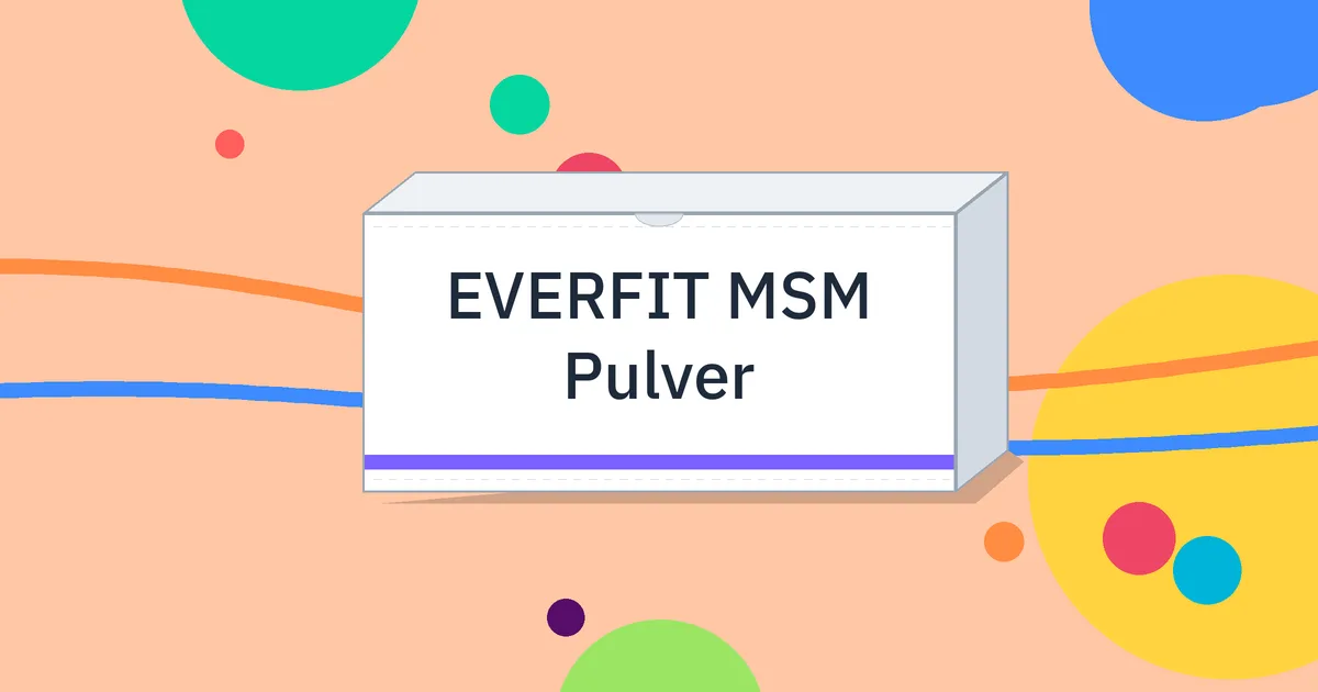 Symbolbild: Packung mit der Aufschrift EVERFIT MSM Pulver (PZN 16039257) – Verfügbarkeit und Bezug in Apotheken in Frankfurt am Main
