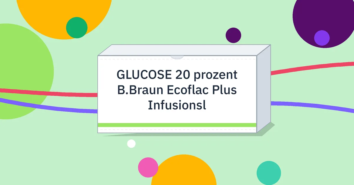 Symbolbild: Packung mit der Aufschrift GLUCOSE 20 prozent B.Braun Ecoflac Plus Infusionsl (PZN 03816570) – Verfügbarkeit und Bezug in Apotheken in Frankfurt am Main
