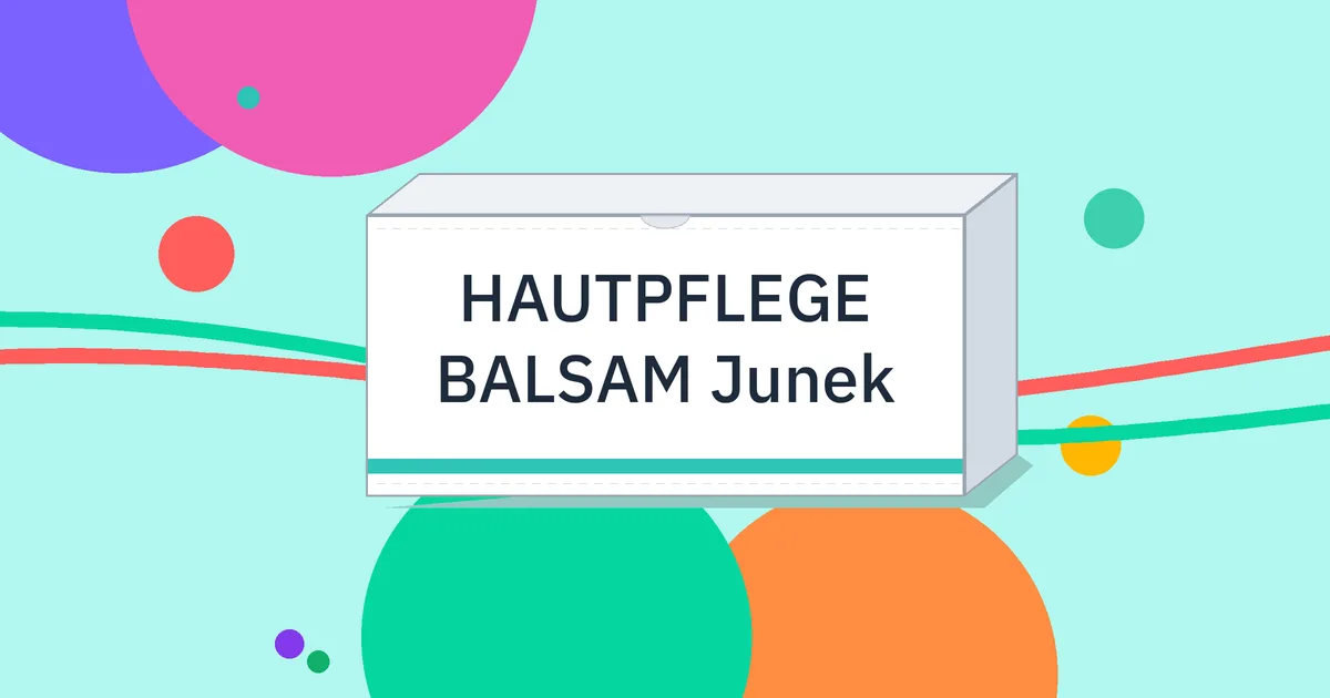 Symbolbild: Packung mit der Aufschrift HAUTPFLEGE BALSAM Junek (PZN 18603957) – Verfügbarkeit und Bezug in Apotheken in Frankfurt am Main