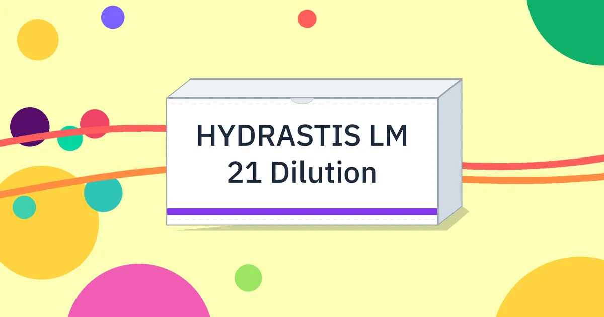 Symbolbild: Packung mit der Aufschrift HYDRASTIS LM 21 Dilution (PZN 12890252) – Verfügbarkeit und Bezug in Apotheken in Frankfurt am Main