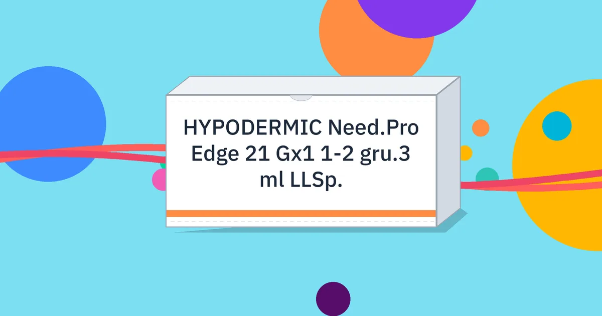 Symbolbild: Packung mit der Aufschrift HYPODERMIC Need.Pro Edge 21 Gx1 1-2 gru.3 ml LLSp. (PZN 09104793) – Verfügbarkeit und Bezug in Apotheken in Frankfurt am Main
