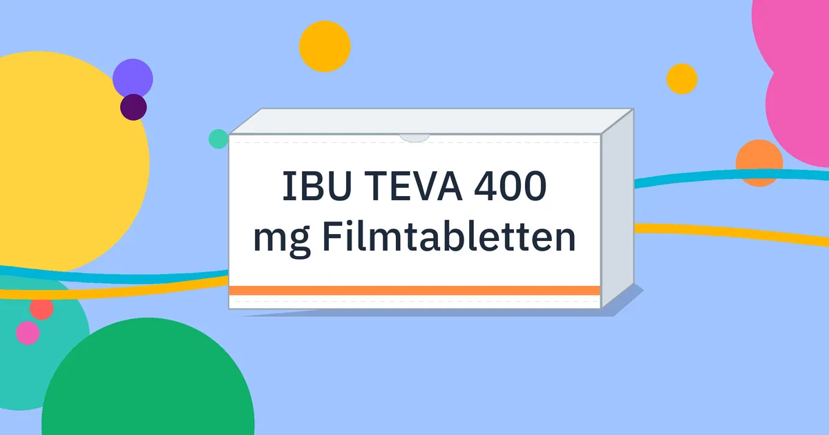 Symbolbild: Packung mit der Aufschrift IBU TEVA 400 mg Filmtabletten (PZN 07343074) – Verfügbarkeit und Bezug in Apotheken in Frankfurt am Main