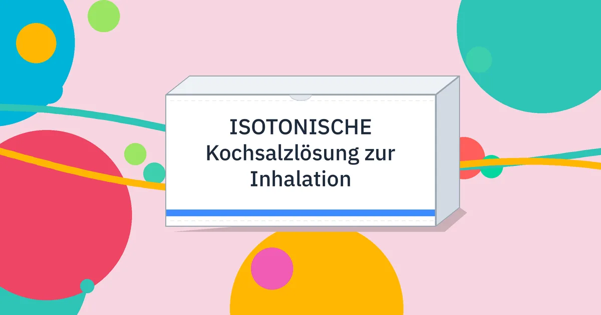 Symbolbild: Packung mit der Aufschrift ISOTONISCHE Kochsalzlösung zur Inhalation (PZN 07027462) – Verfügbarkeit und Bezug in Apotheken in Frankfurt am Main