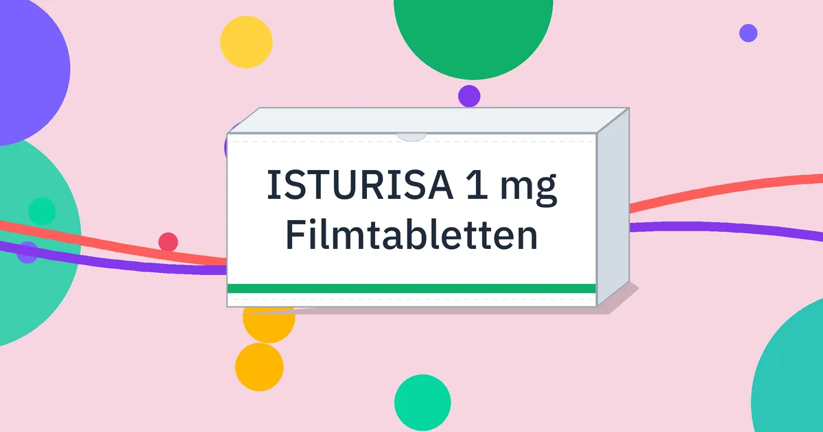 Symbolbild: Packung mit der Aufschrift ISTURISA 1 mg Filmtabletten (PZN 15566316) – Verfügbarkeit und Bezug in Apotheken in Frankfurt am Main