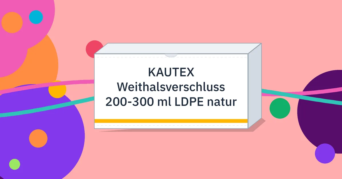 Symbolbild: Packung mit der Aufschrift KAUTEX Weithalsverschluss 200-300 ml LDPE natur (PZN 18222646) – Verfügbarkeit und Bezug in Apotheken in Frankfurt am Main
