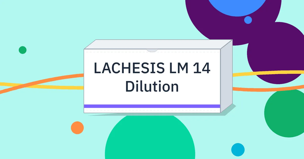 Symbolbild: Packung mit der Aufschrift LACHESIS LM 14 Dilution (PZN 12929362) – Verfügbarkeit und Bezug in Apotheken in Frankfurt am Main