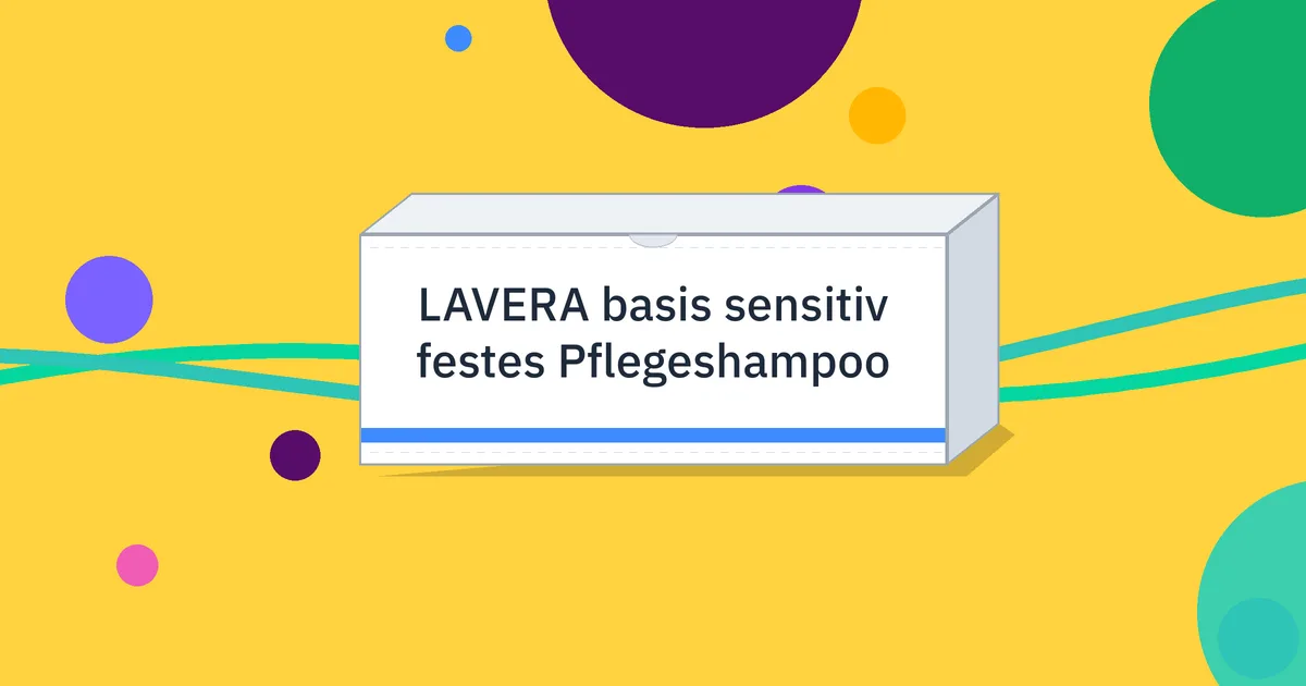 Symbolbild: Packung mit der Aufschrift LAVERA basis sensitiv festes Pflegeshampoo (PZN 16655401) – Verfügbarkeit und Bezug in Apotheken in Frankfurt am Main