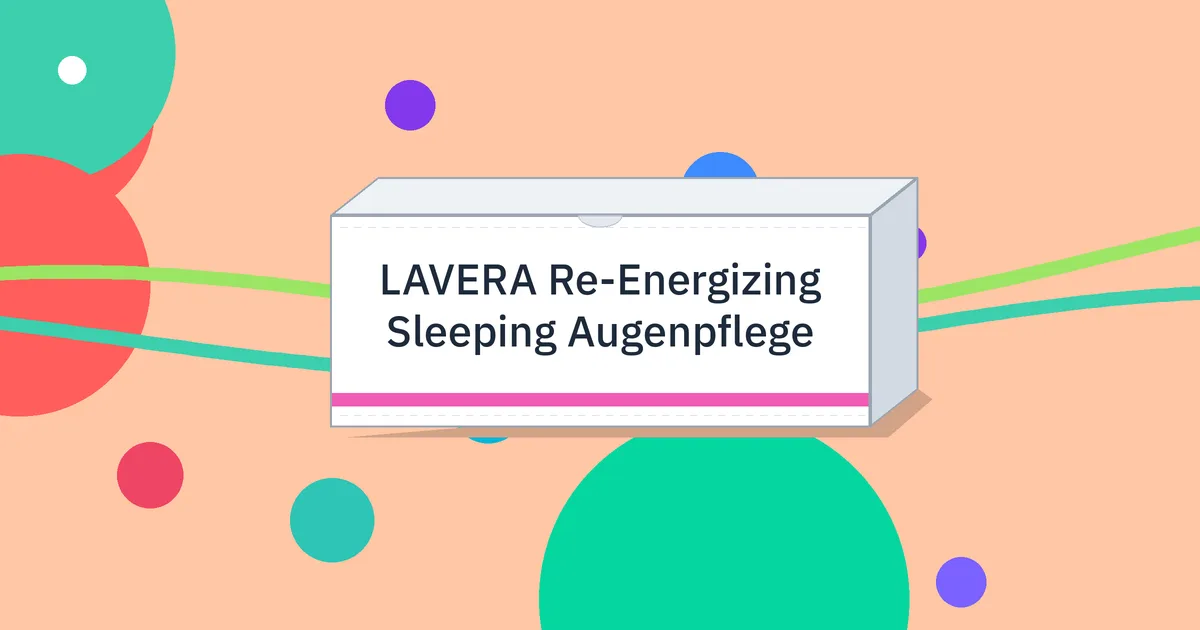 Symbolbild: Packung mit der Aufschrift LAVERA Re-Energizing Sleeping Augenpflege (PZN 18794650) – Verfügbarkeit und Bezug in Apotheken in Frankfurt am Main