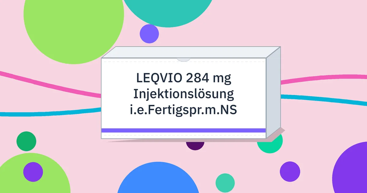 Symbolbild: Packung mit der Aufschrift LEQVIO 284 mg Injektionslösung i.e.Fertigspr.m.NS (PZN 19107522) – Verfügbarkeit und Bezug in Apotheken in Frankfurt am Main