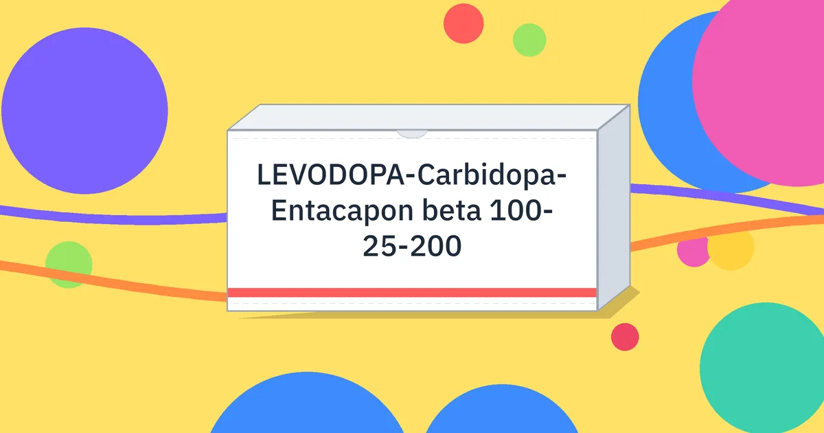 Symbolbild: Packung mit der Aufschrift LEVODOPA-Carbidopa-Entacapon beta 100-25-200 (PZN 10324560) – Verfügbarkeit und Bezug in Apotheken in Frankfurt am Main