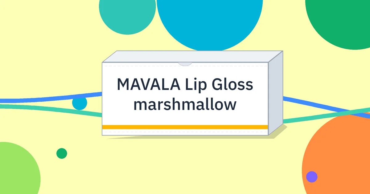 Symbolbild: Packung mit der Aufschrift MAVALA Lip Gloss marshmallow (PZN 19450510) – Verfügbarkeit und Bezug in Apotheken in Frankfurt am Main