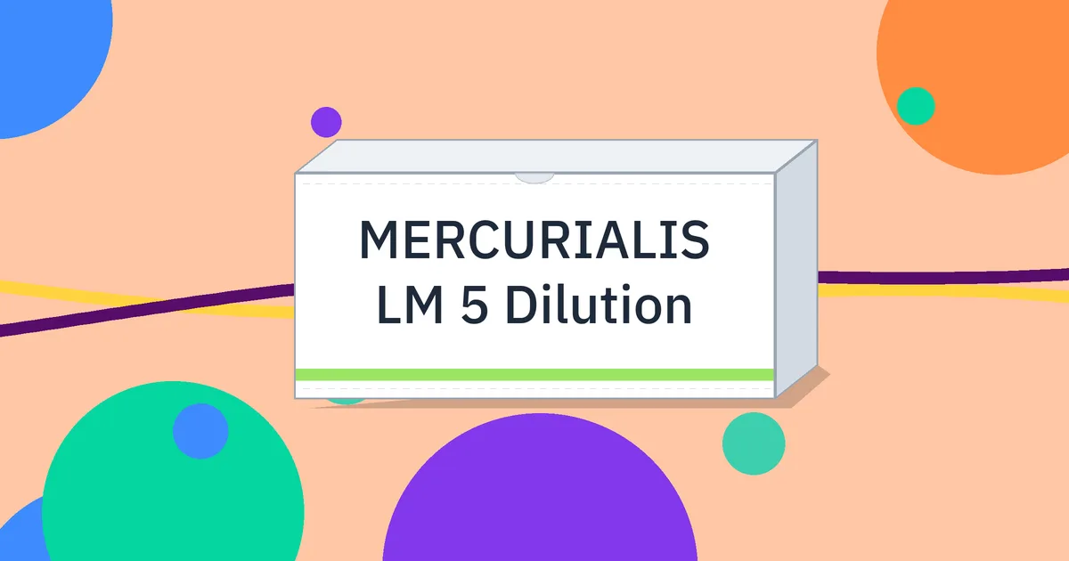 Symbolbild: Packung mit der Aufschrift MERCURIALIS LM 5 Dilution (PZN 12947727) – Verfügbarkeit und Bezug in Apotheken in Frankfurt am Main