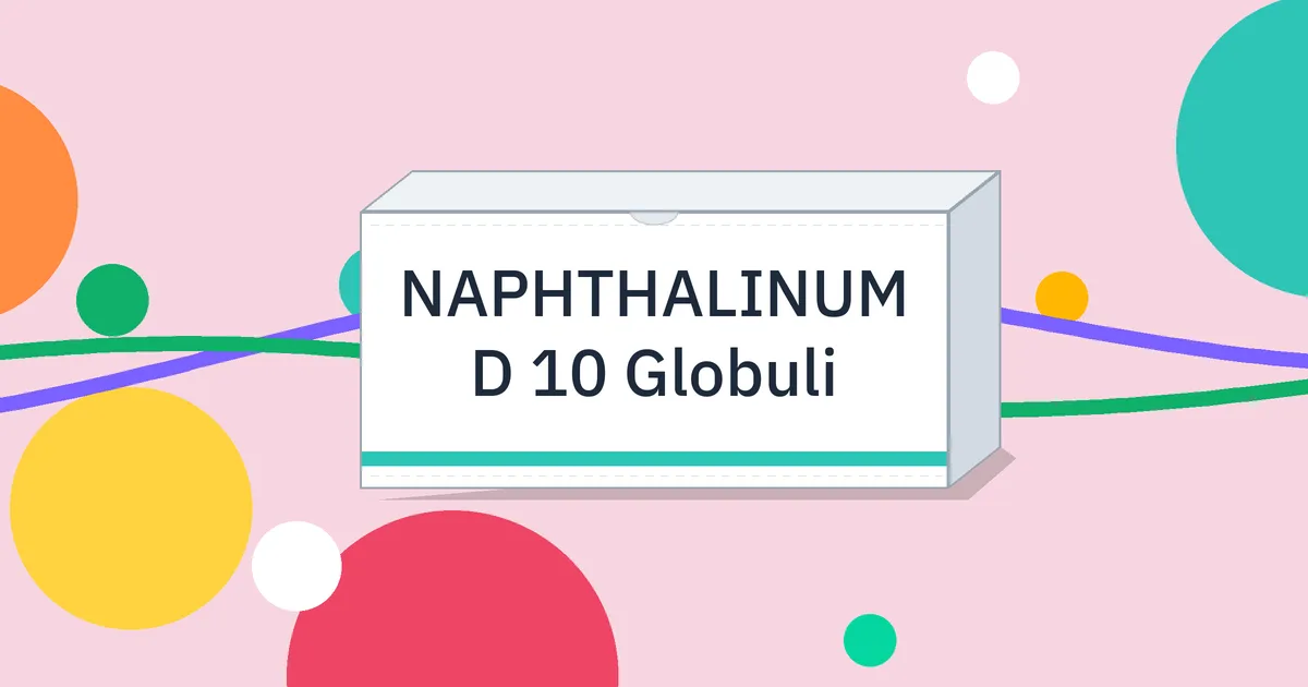 Symbolbild: Packung mit der Aufschrift NAPHTHALINUM D 10 Globuli (PZN 07458446) – Verfügbarkeit und Bezug in Apotheken in Frankfurt am Main