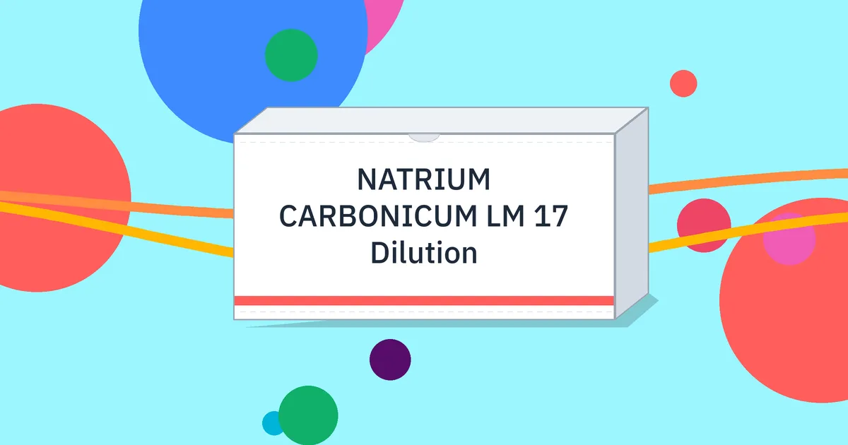 Symbolbild: Packung mit der Aufschrift NATRIUM CARBONICUM LM 17 Dilution (PZN 12961710) – Verfügbarkeit und Bezug in Apotheken in Frankfurt am Main