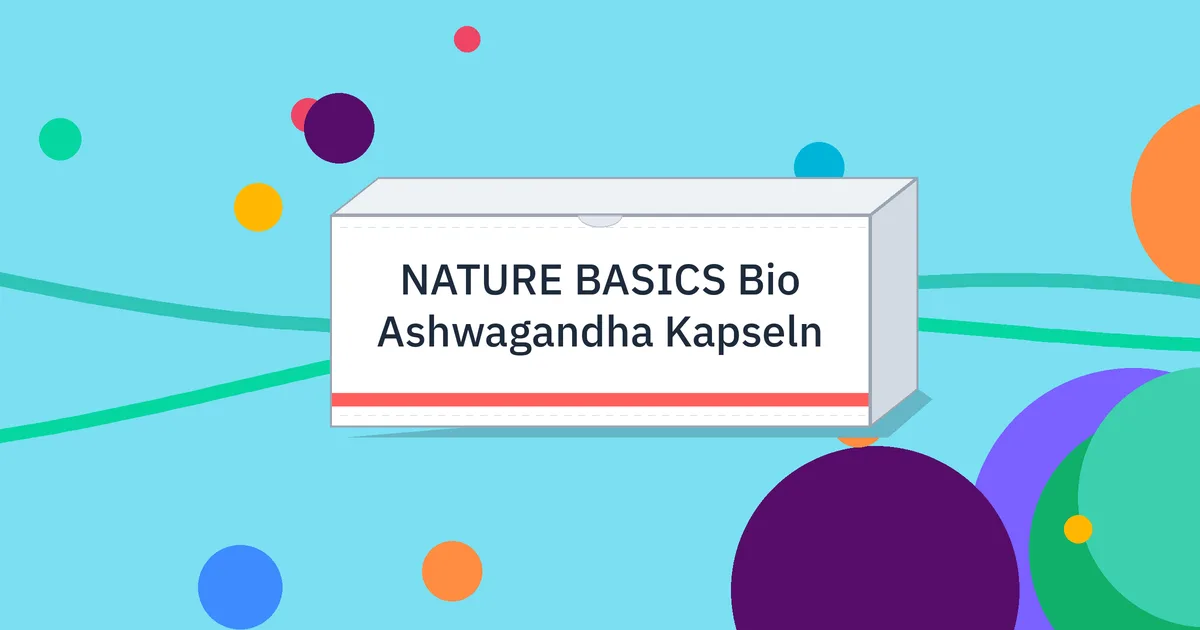 Symbolbild: Packung mit der Aufschrift NATURE BASICS Bio Ashwagandha Kapseln (PZN 17613764) – Verfügbarkeit und Bezug in Apotheken in Frankfurt am Main