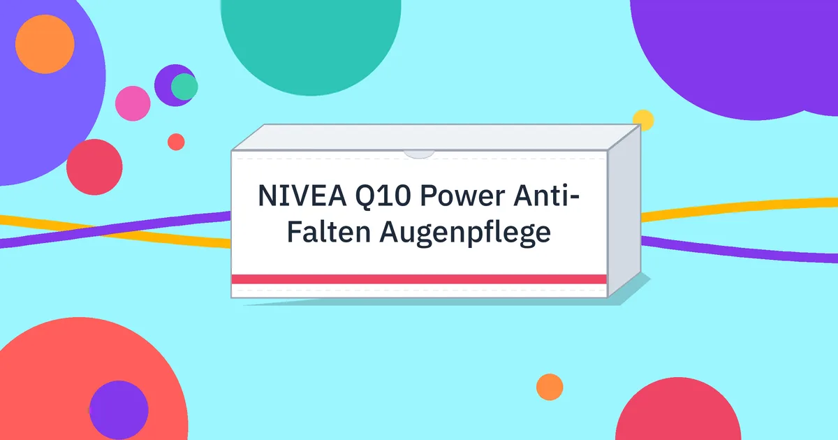 Symbolbild: Packung mit der Aufschrift NIVEA Q10 Power Anti-Falten Augenpflege (PZN 14368749) – Verfügbarkeit und Bezug in Apotheken in Frankfurt am Main