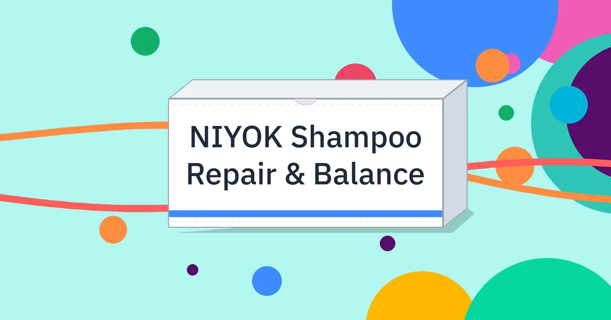 Symbolbild: Packung mit der Aufschrift NIYOK Shampoo Repair & Balance (PZN 20809726) – Verfügbarkeit und Bezug in Apotheken in Frankfurt am Main