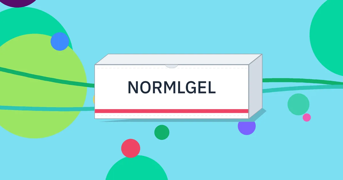 Symbolbild: Packung mit der Aufschrift NORMLGEL (PZN 05958831) – Verfügbarkeit und Bezug in Apotheken in Frankfurt am Main