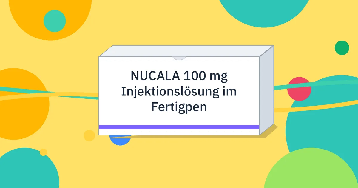 Symbolbild: Packung mit der Aufschrift NUCALA 100 mg Injektionslösung im Fertigpen (PZN 18680610) – Verfügbarkeit und Bezug in Apotheken in Frankfurt am Main