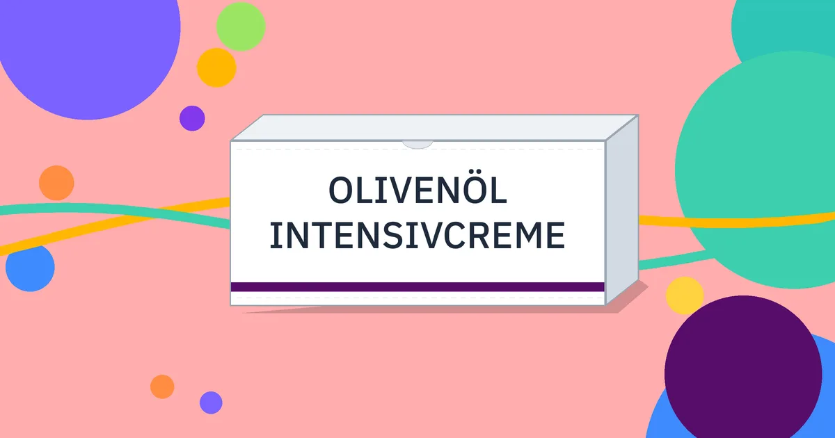 Symbolbild: Packung mit der Aufschrift OLIVENÖL INTENSIVCREME (PZN 00788815) – Verfügbarkeit und Bezug in Apotheken in Frankfurt am Main
