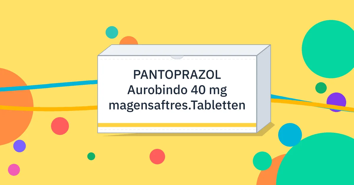Symbolbild: Packung mit der Aufschrift PANTOPRAZOL Aurobindo 40 mg magensaftres.Tabletten (PZN 11127229) – Verfügbarkeit und Bezug in Apotheken in Frankfurt am Main