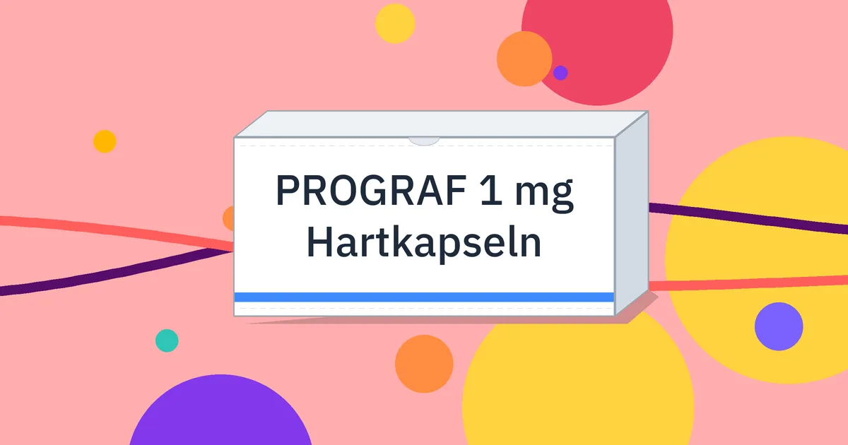 Symbolbild: Packung mit der Aufschrift PROGRAF 1 mg Hartkapseln (PZN 02835430) – Verfügbarkeit und Bezug in Apotheken in Frankfurt am Main