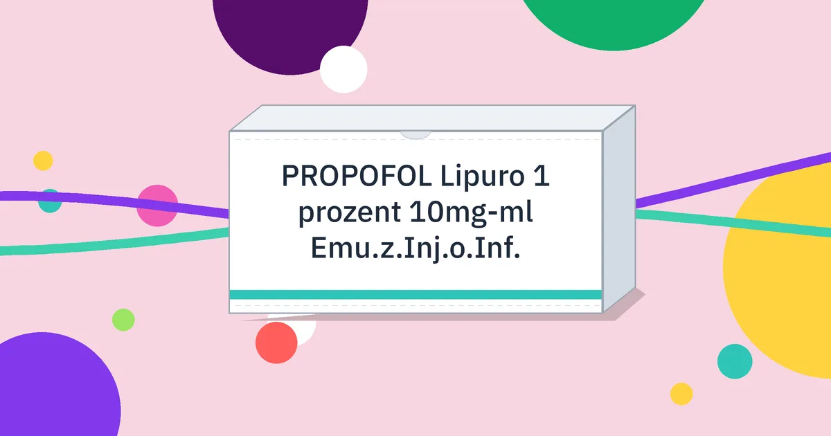 Symbolbild: Packung mit der Aufschrift PROPOFOL Lipuro 1 prozent 10mg-ml Emu.z.Inj.o.Inf. (PZN 00583912) – Verfügbarkeit und Bezug in Apotheken in Frankfurt am Main