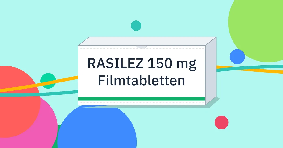 Symbolbild: Packung mit der Aufschrift RASILEZ 150 mg Filmtabletten (PZN 17867766) – Verfügbarkeit und Bezug in Apotheken in Frankfurt am Main